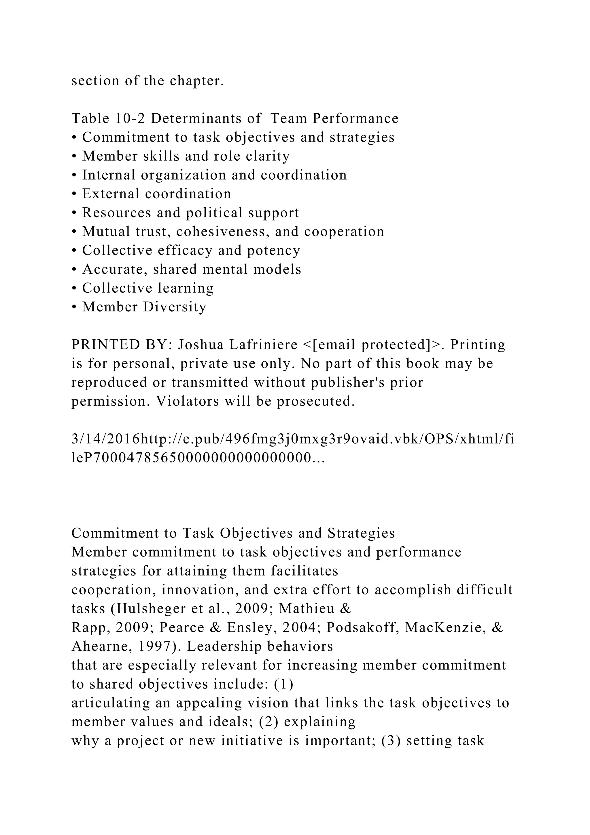 Chapter 10 Leadership in Teams and Decision GroupsPRINTE.docx