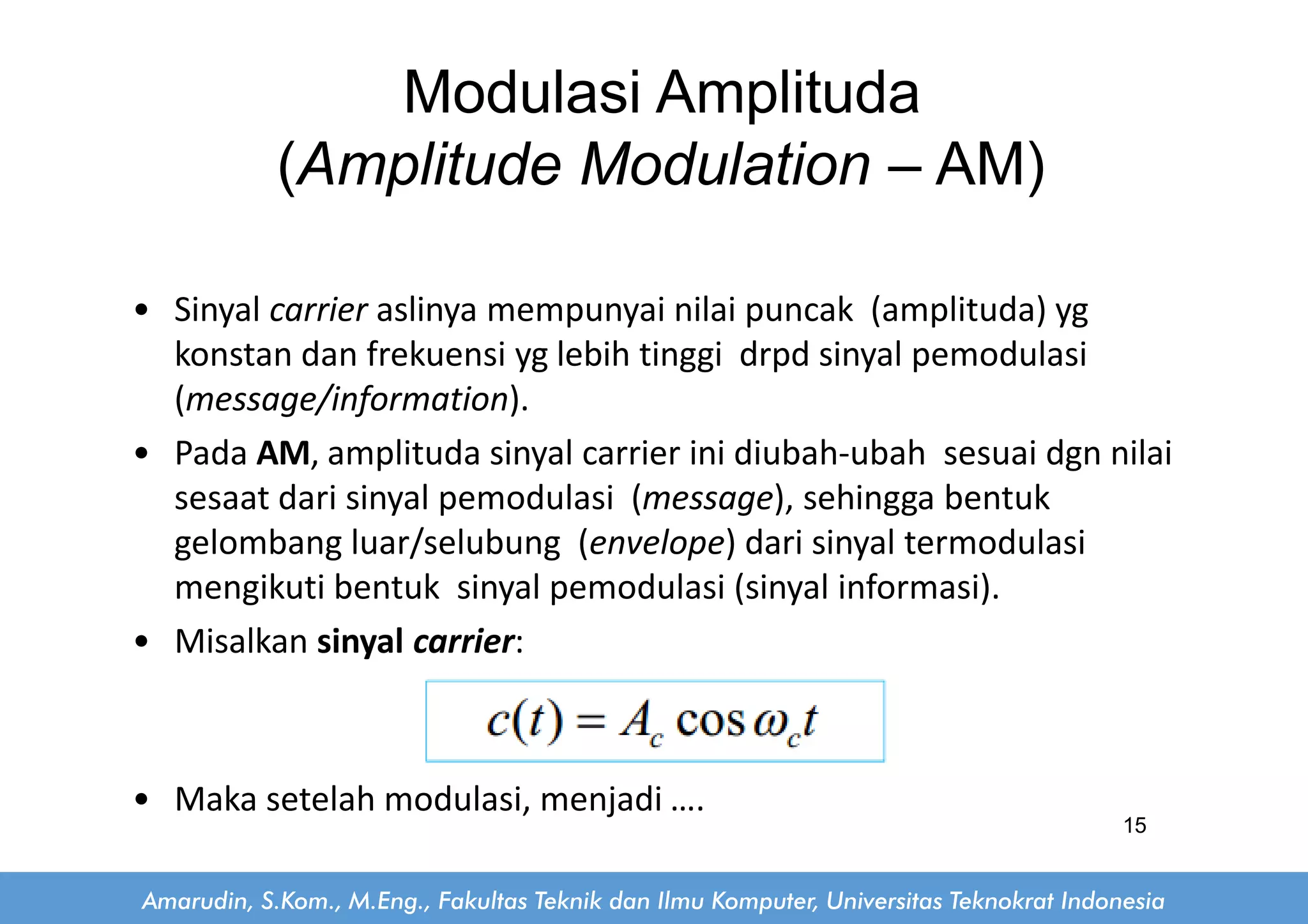 Chapter10 Modulasi | PDF