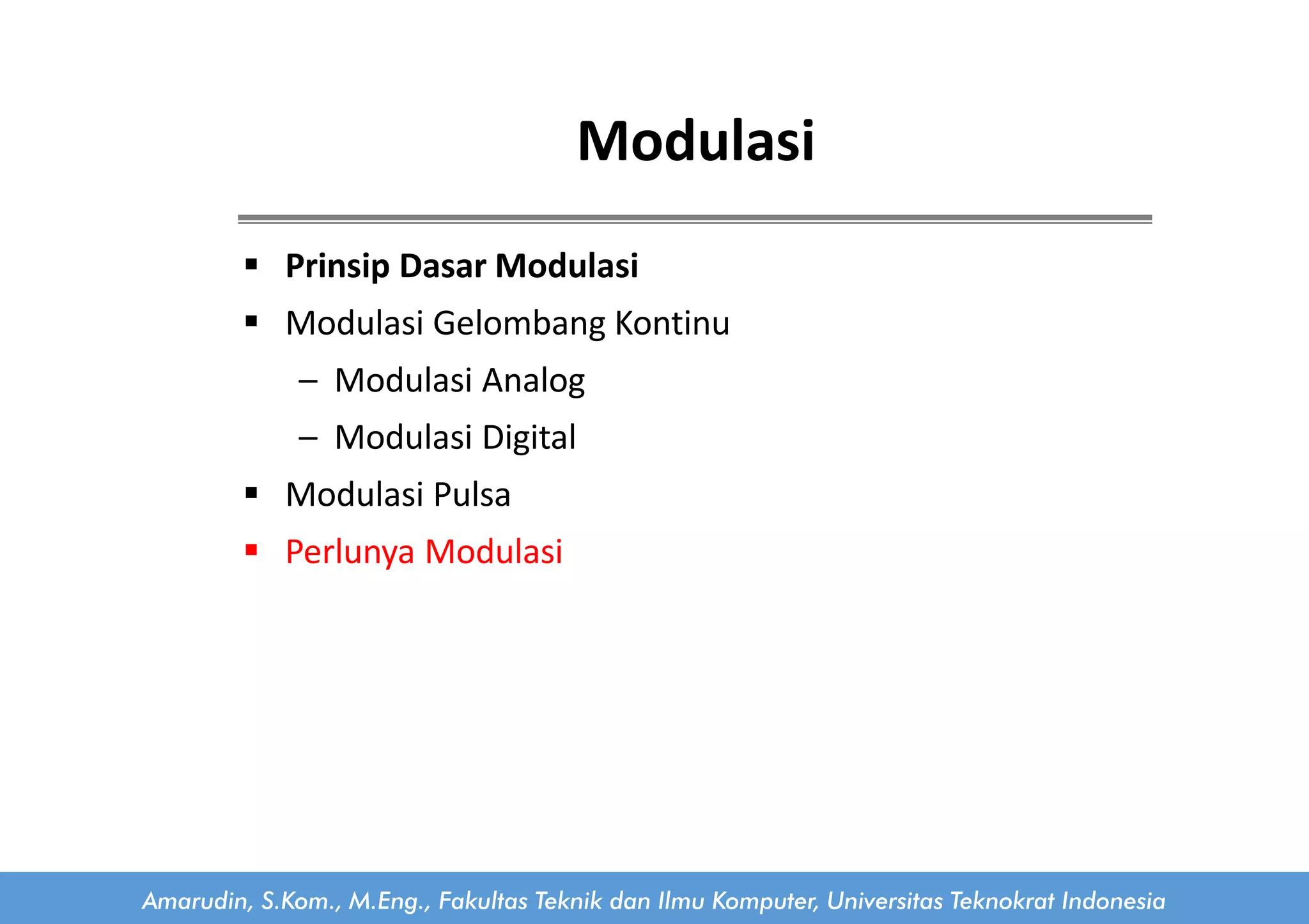 Chapter10 Modulasi | PDF