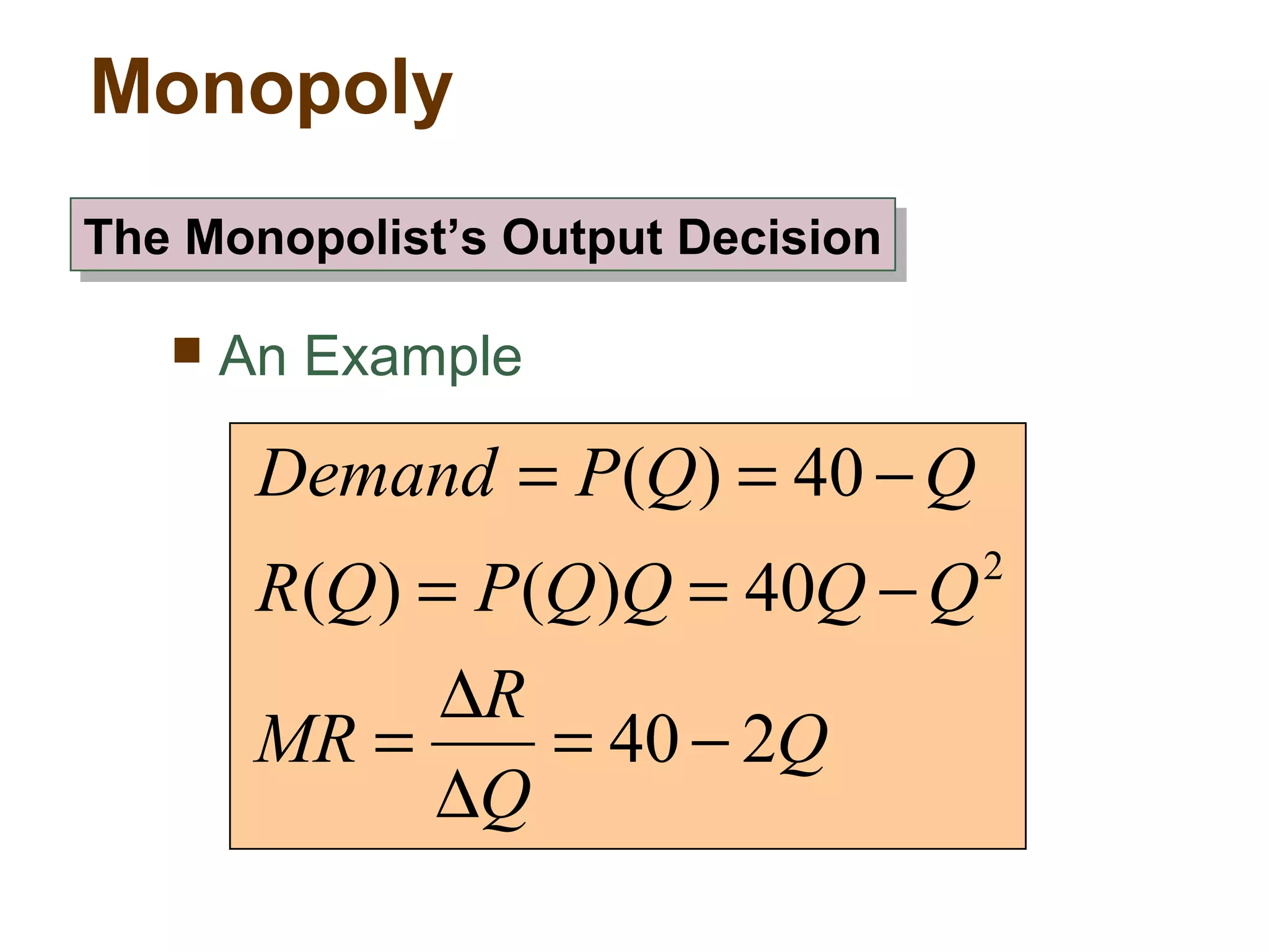Chapter 10 monopoly and monopsony | PPT
