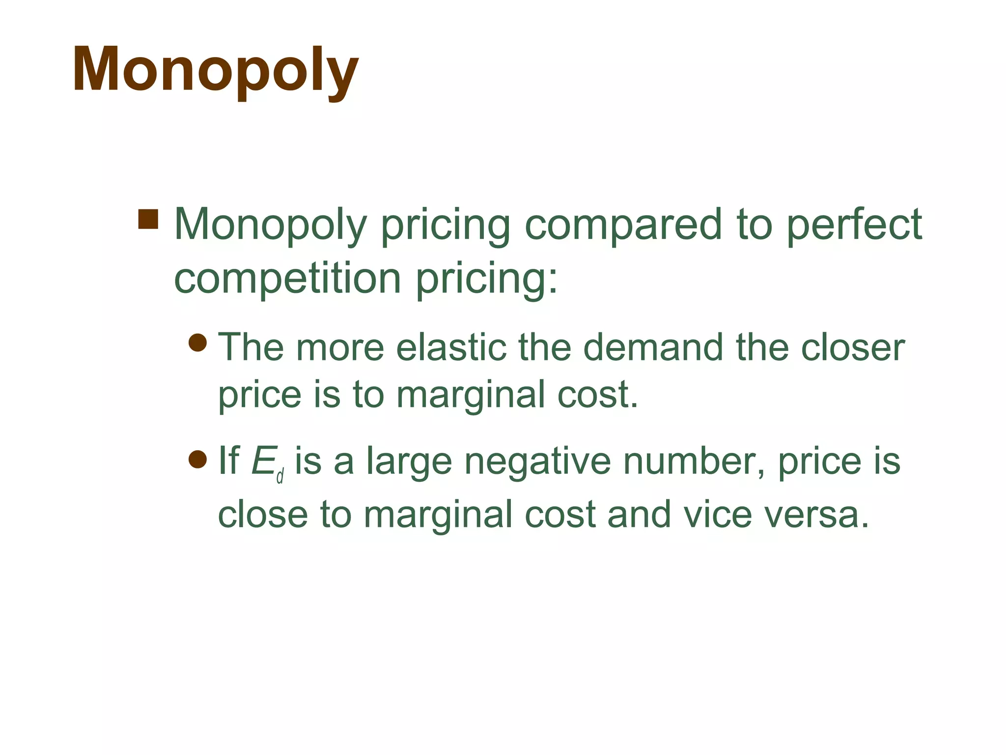 Chapter 10 monopoly and monopsony | PPT