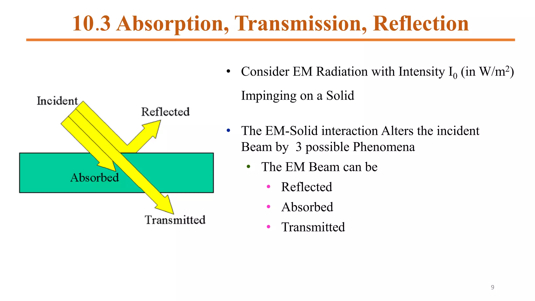 Chapter 10 Optical Properties | PDF