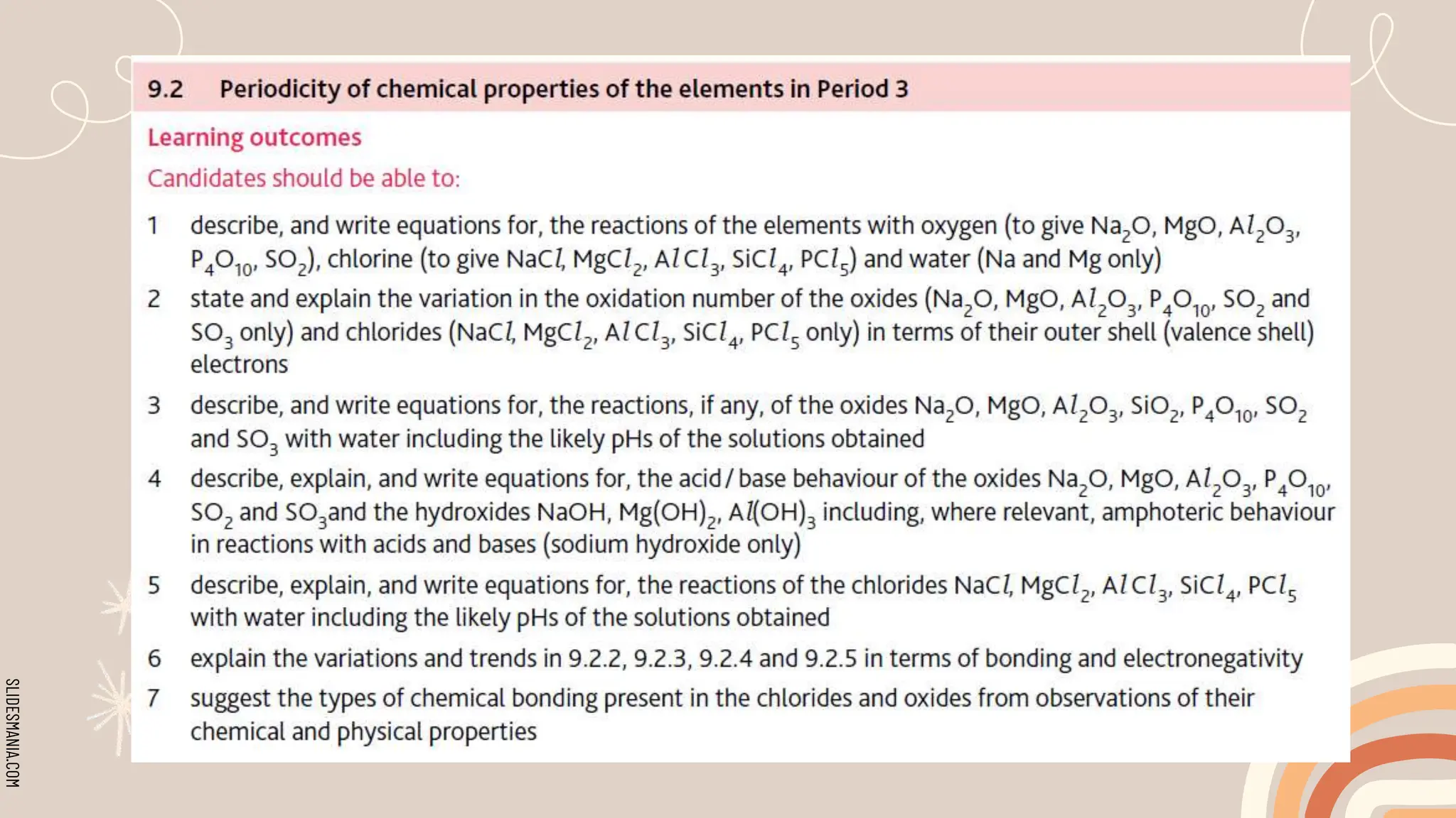 Periodicity including Period 3 and so on | PPTX