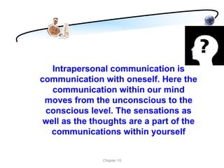 Intra-personal communication | PDF