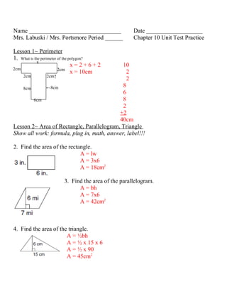Chapter 10 practice test | PDF