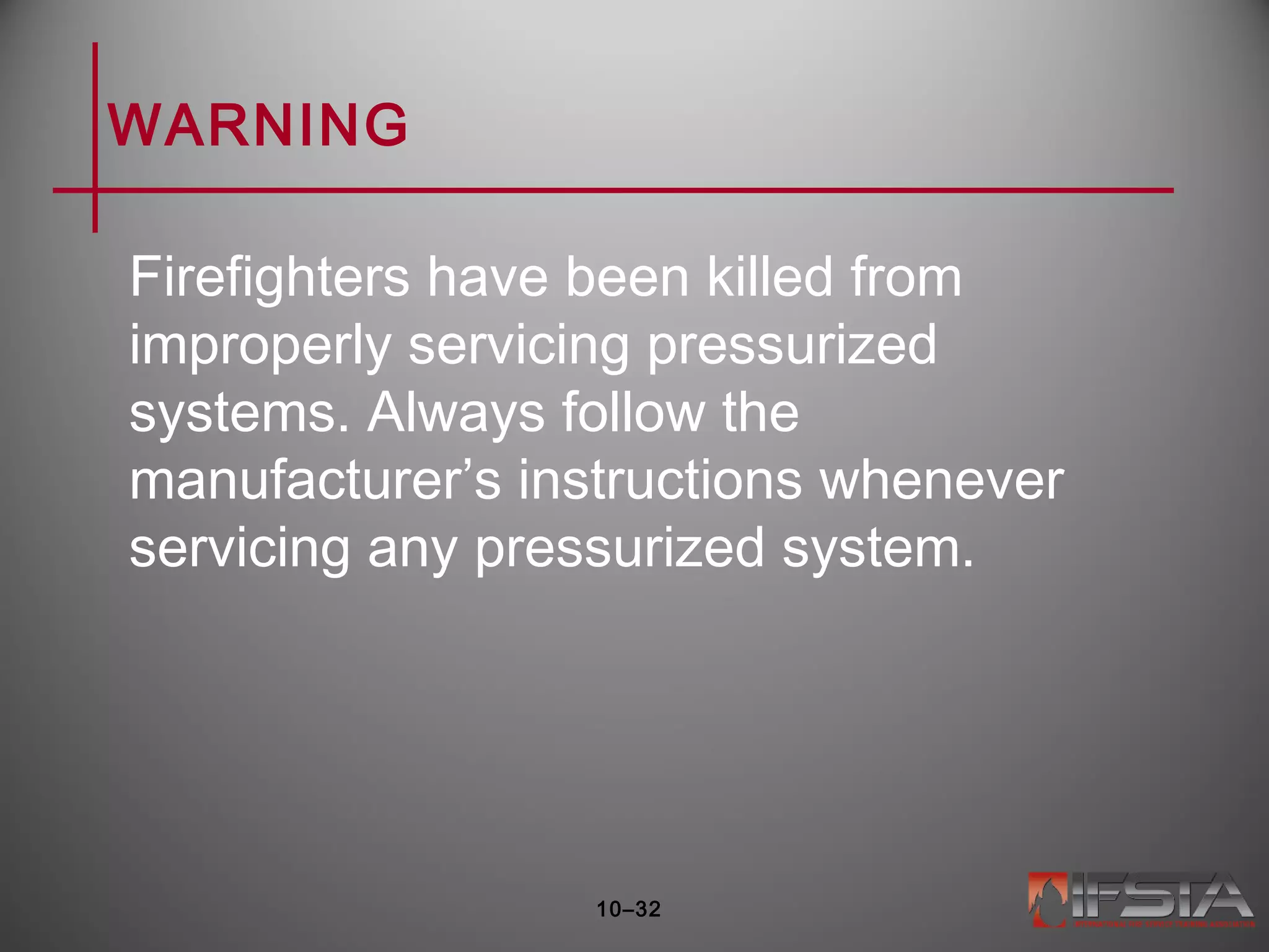 ACO- 9 Adapting and Using Structural and Firefighting Equipment for ...