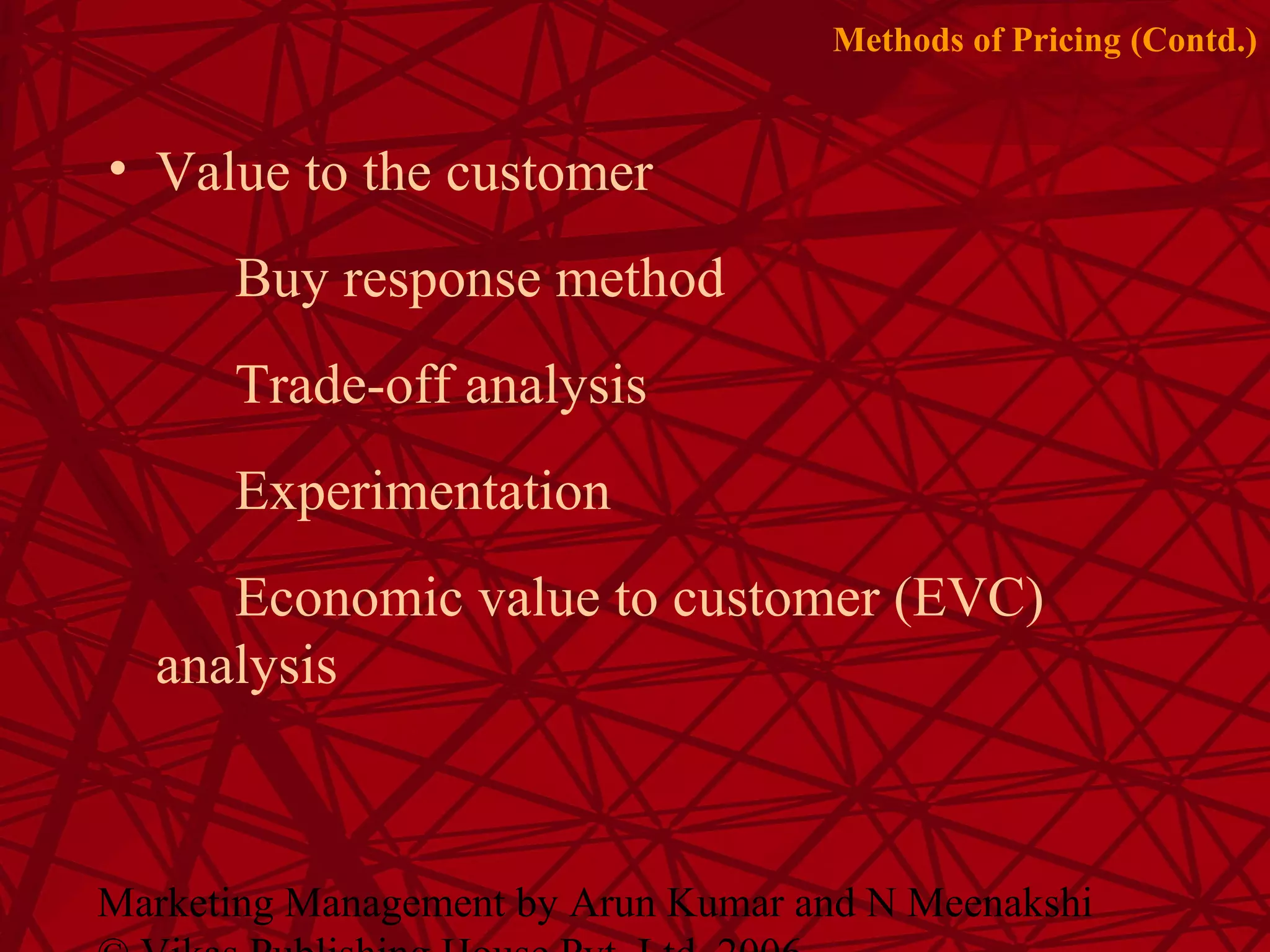 Chapter 10 (pricing strategy) | PPT