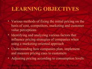 Chapter 10 (pricing strategy) | PPT