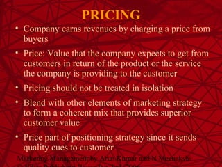 Chapter 10 (pricing strategy) | PPT