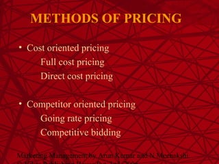 Chapter 10 (pricing strategy) | PPT