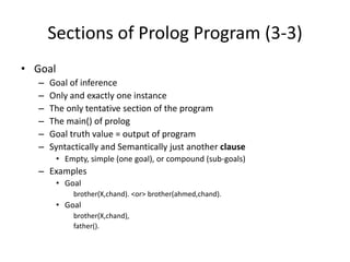ProLog (Artificial Intelligence) Introduction | PPTX | Databases | Computer Software and ...