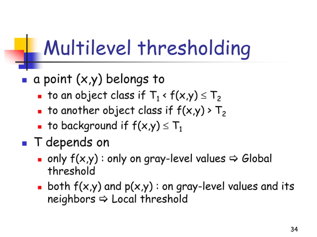 Chapter10_Segmentation.ppt | 3-D Graphics | Computer Software and Applications
