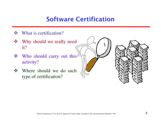 Chapter 10 software certification | PDF