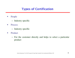 Chapter 10 software certification | PDF
