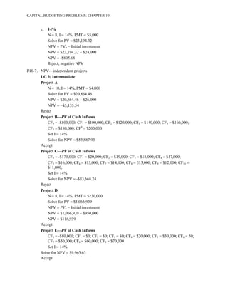 Chapter 10 solutions | PDF