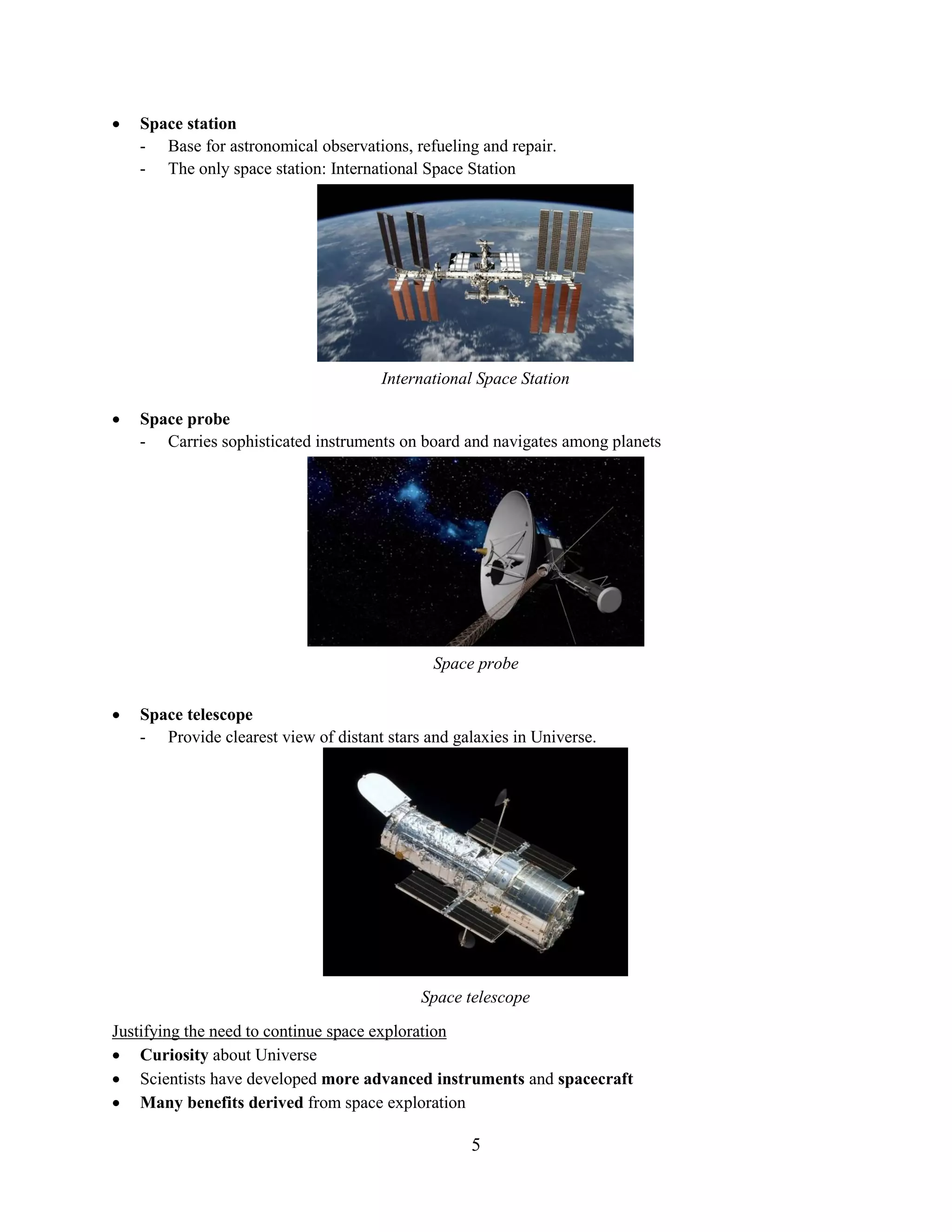 Chapter 10 Space Exploration | PDF