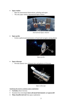 Chapter 10 Space Exploration | PDF