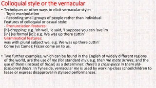 Chapter 10 style, context and register | PPTX