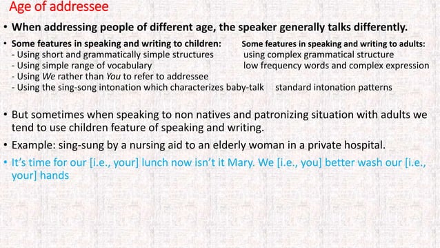 Chapter 10 style, context and register | PPTX