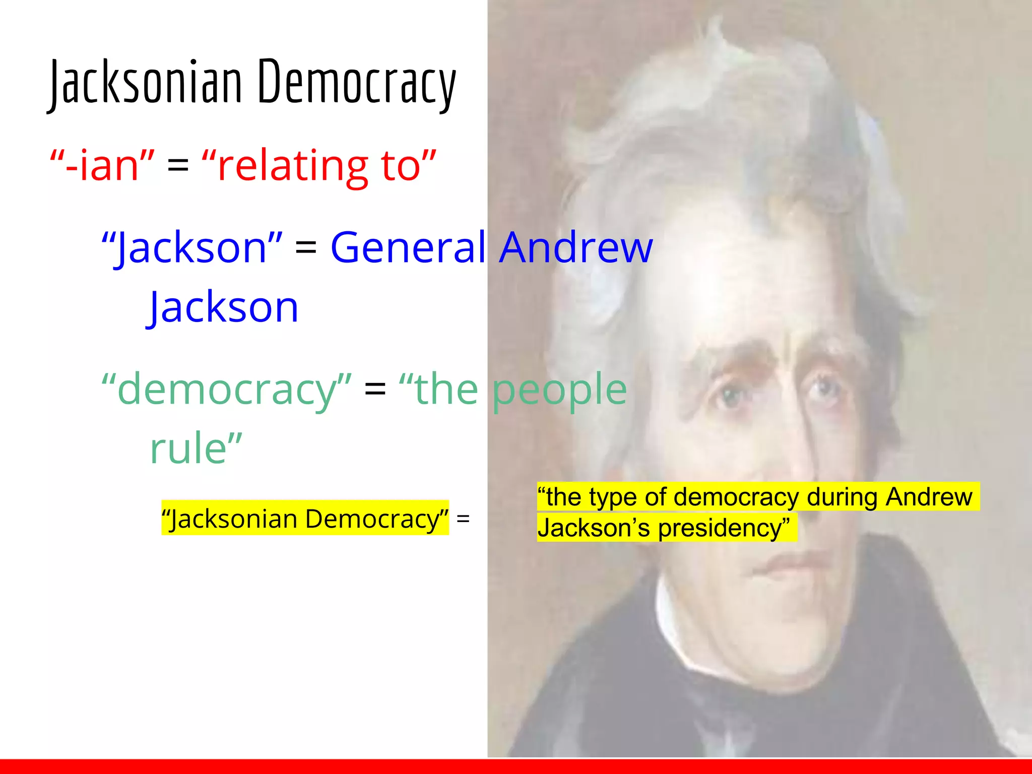 Chapter 10 The Age of Jackson | PPTX