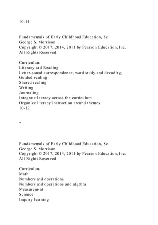 · Chapter 10 The Early Elementary Grades 1-3The primary grades.docx ...