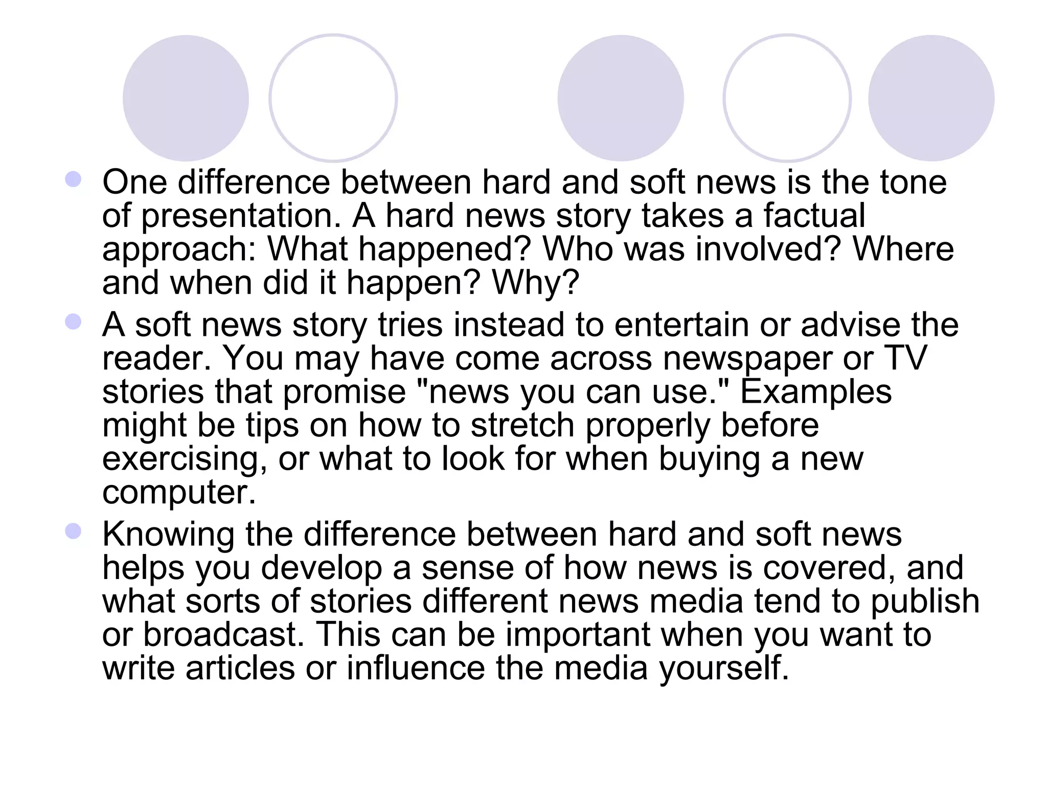 Chapter 10 types of news articles | PPT