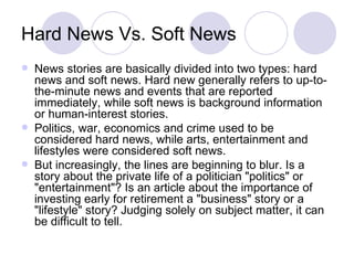 Chapter 10 types of news articles | PPT