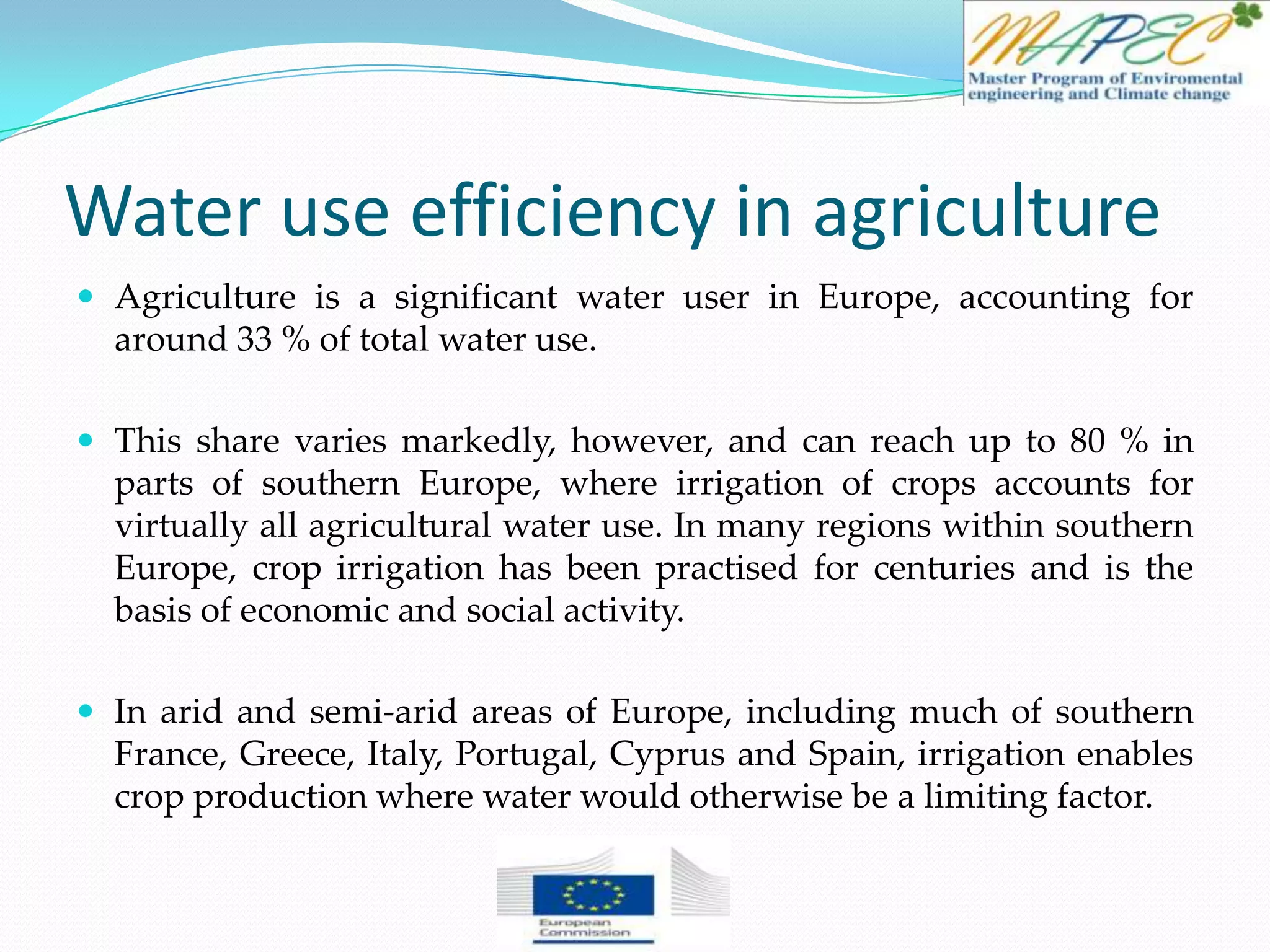 Chapter 10 water efficiency | PPTX