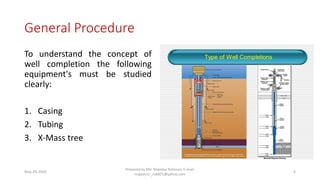 Well completion and testing | PPTX
