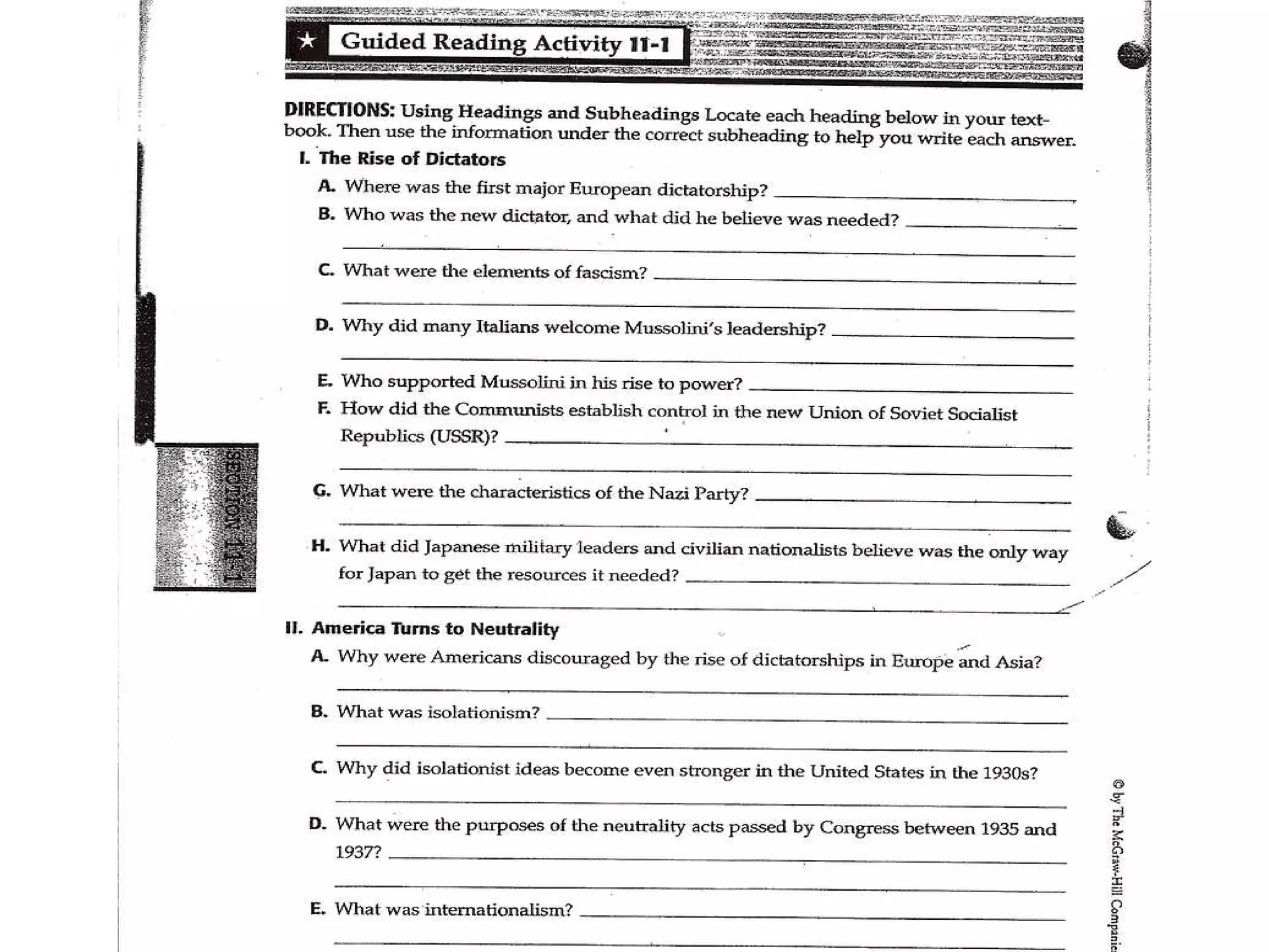 USH Chapter 11 | PPS