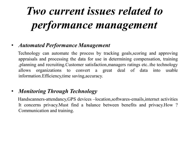 Conducting performance management | PPT