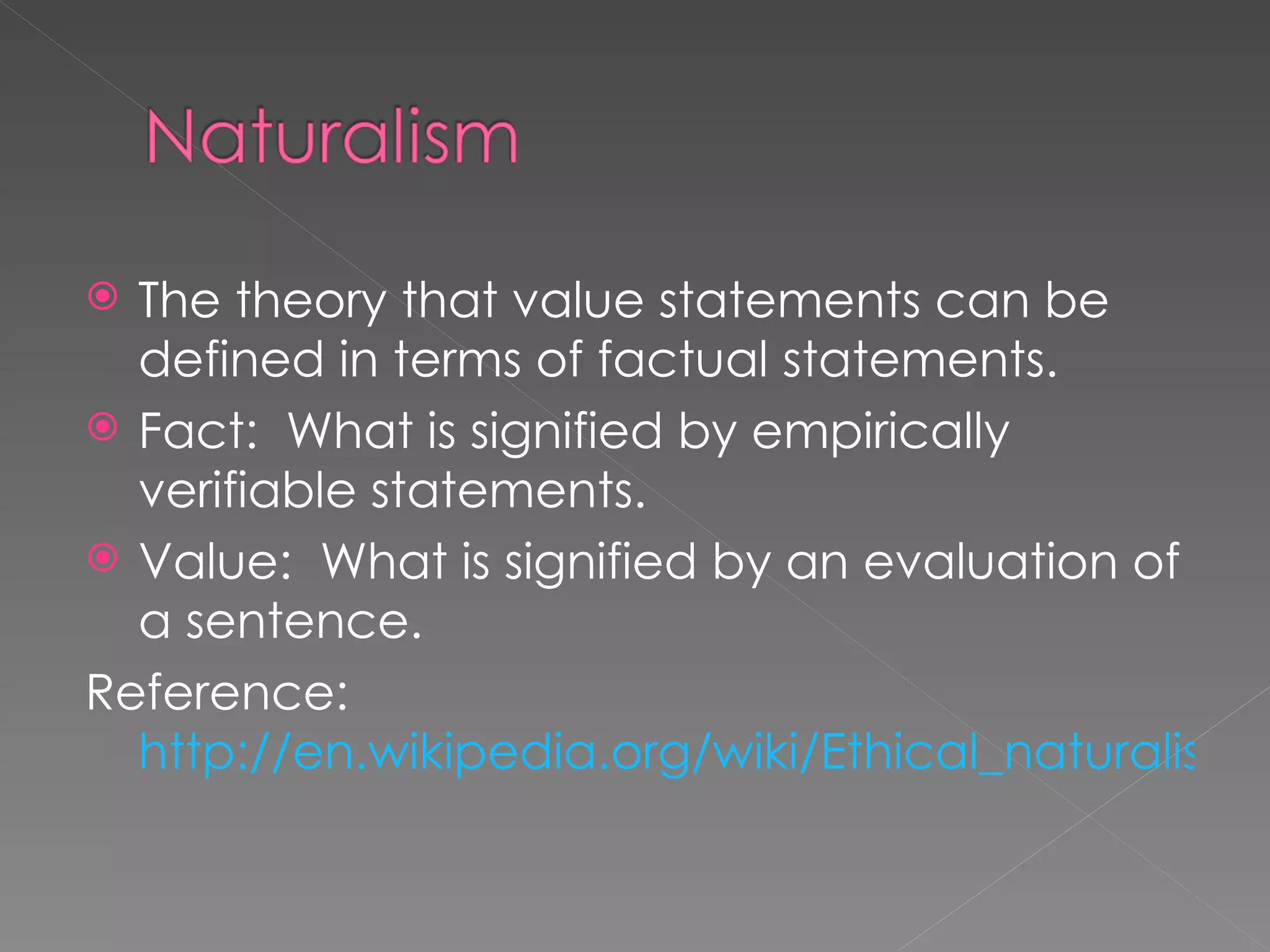 Chapter 11: Metaethics | PPT