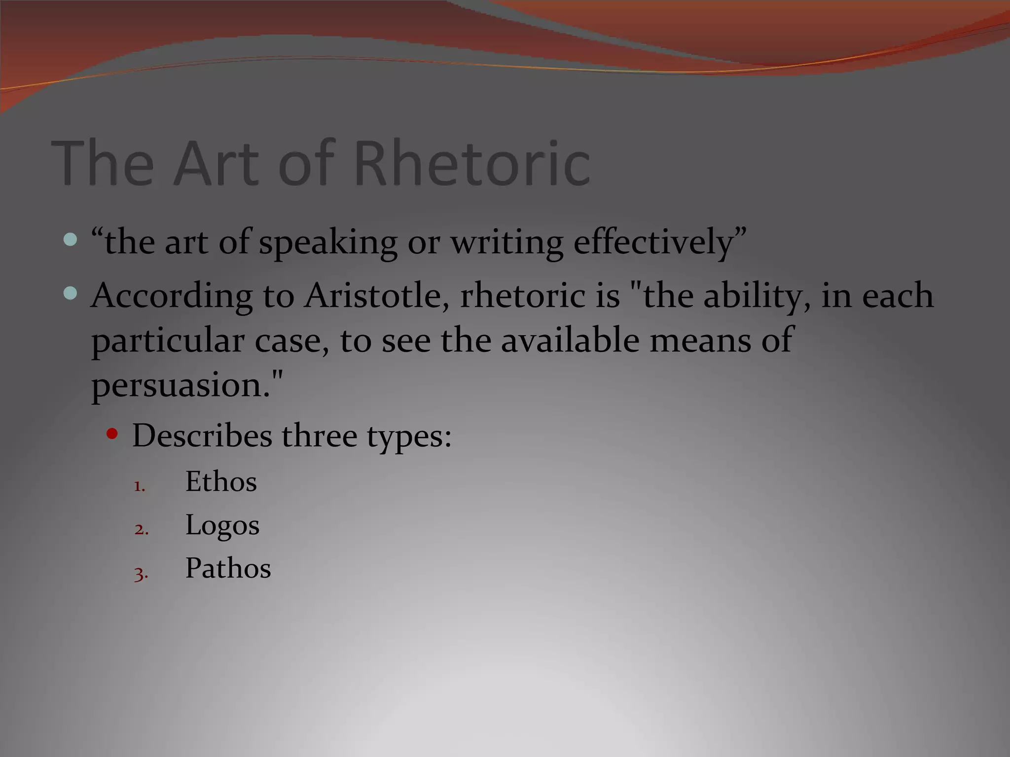 Ethos, Pathos, and Logos | PPT
