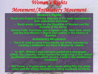 1820-1860: Society, Culture, and Reforms | PPT