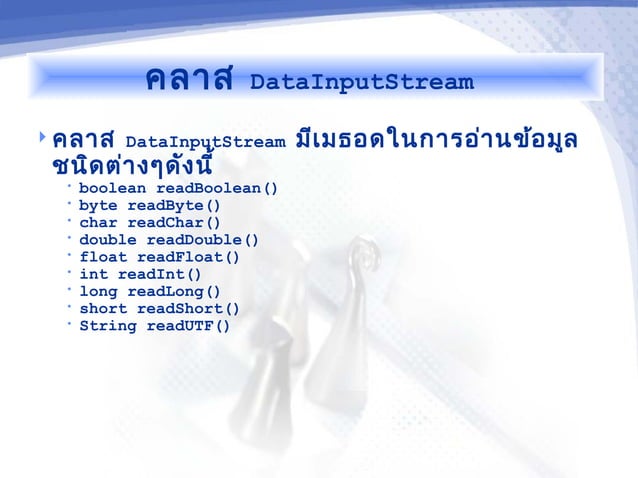 Java Programming 1112 Input And Output Classes Ppt 