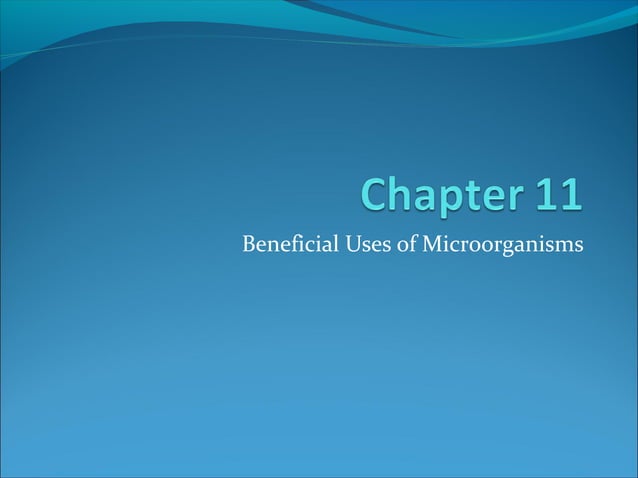 MIC204 (Food Microbiology) - Chapter 11 : Beneficial Uses of ...