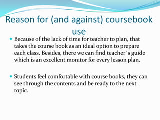 Chapter 11 - Using coursebooks | PPTX
