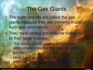 Chapter 11.3: The Outer Planets | PPT