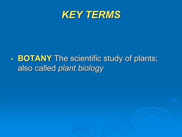 An Introduction to the Science of Botany | PPTX | Biological Sciences | Science