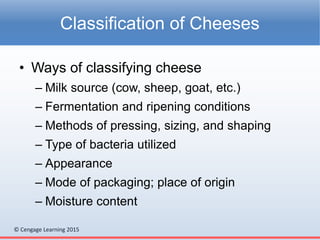 Chapter 11 - Cheese | PPT