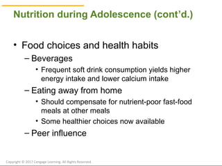 Chapter 11: Nutrition through the Life Span: Infancy, Childhood, and ...