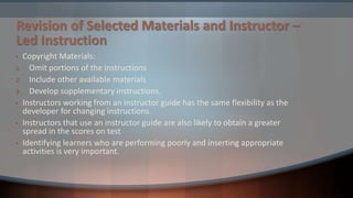 Revising Instructional Materials | PPTX