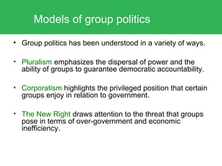 GROUPS, INTERESTS AND MOVEMENTS | PPT