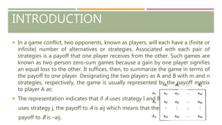 Operations Research - Game Theory | PPTX