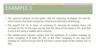 Operations Research - Game Theory | PPTX