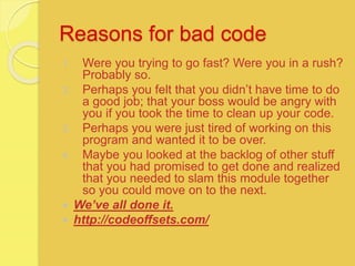 Clean Code Software Engineering | PPTX | Programming Languages | Computing