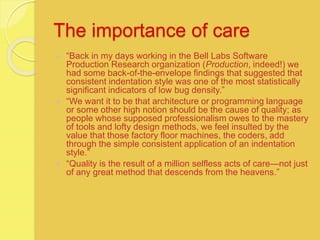 Clean Code Software Engineering | PPTX | Programming Languages | Computing