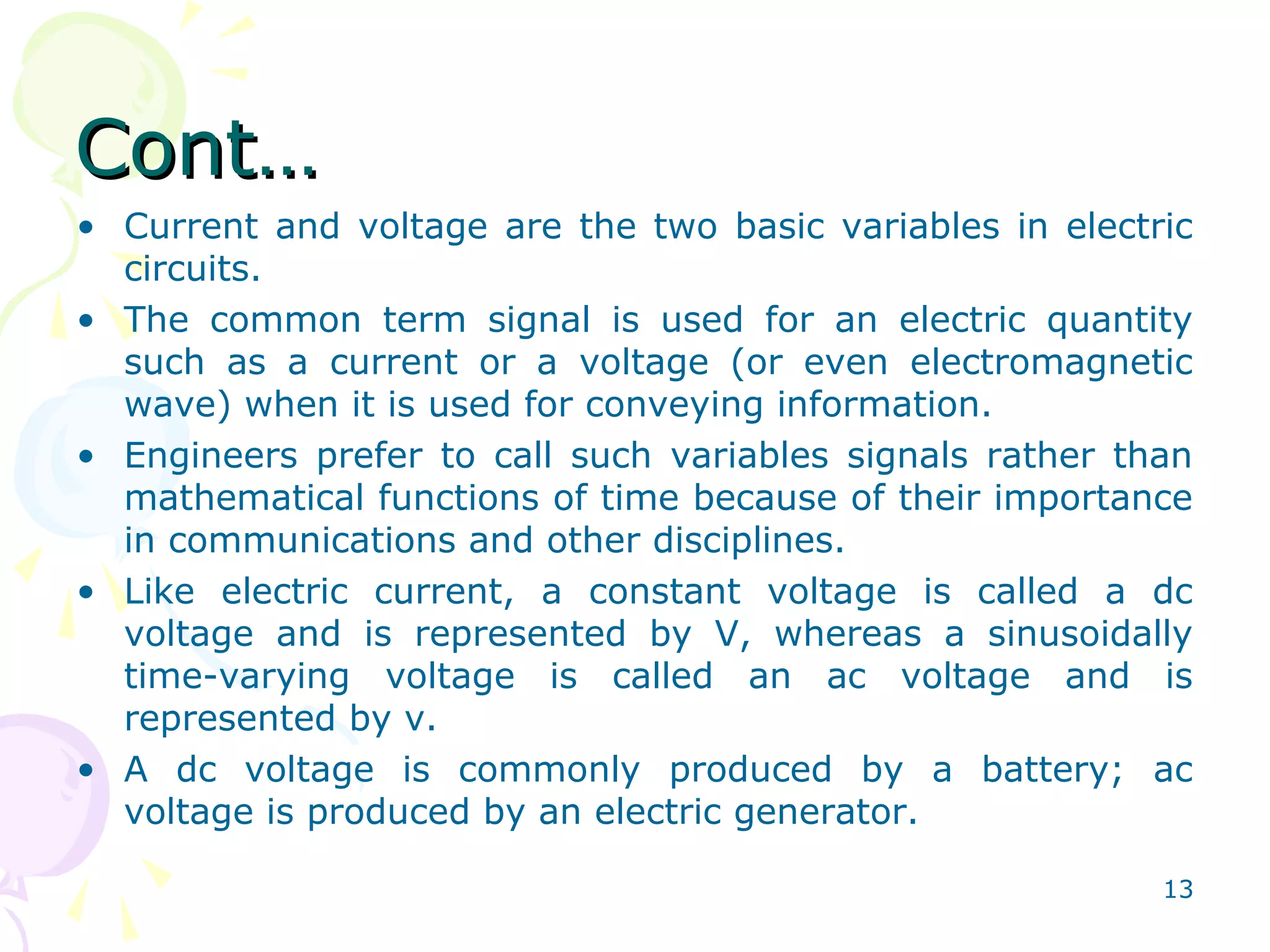 Introduction to Circuit Analysis | PPT