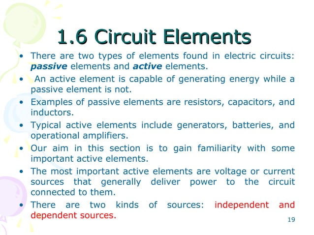 Introduction to Circuit Analysis | PPT | Chemistry | Science