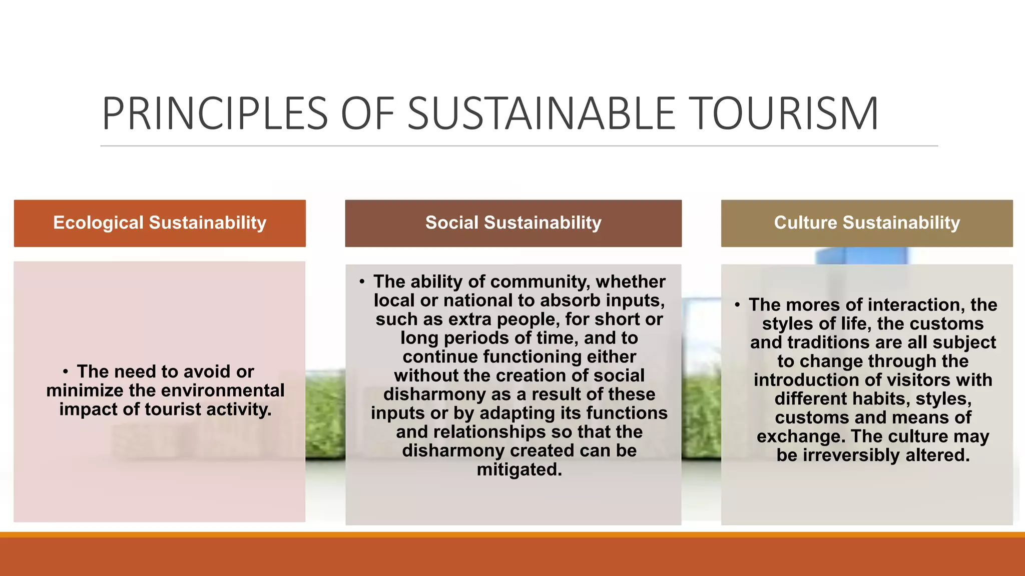 Sustainable Tourism Chapter 1 | PDF